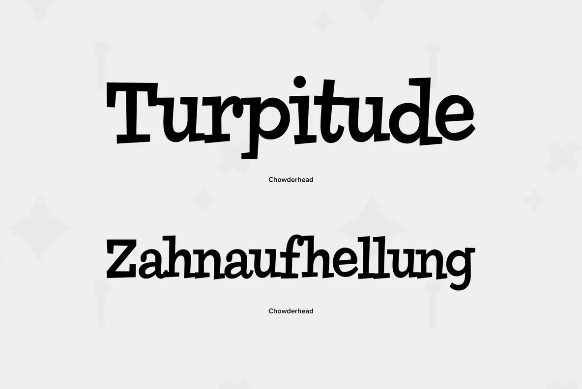 Chowderhead Font - YouWorkForThem