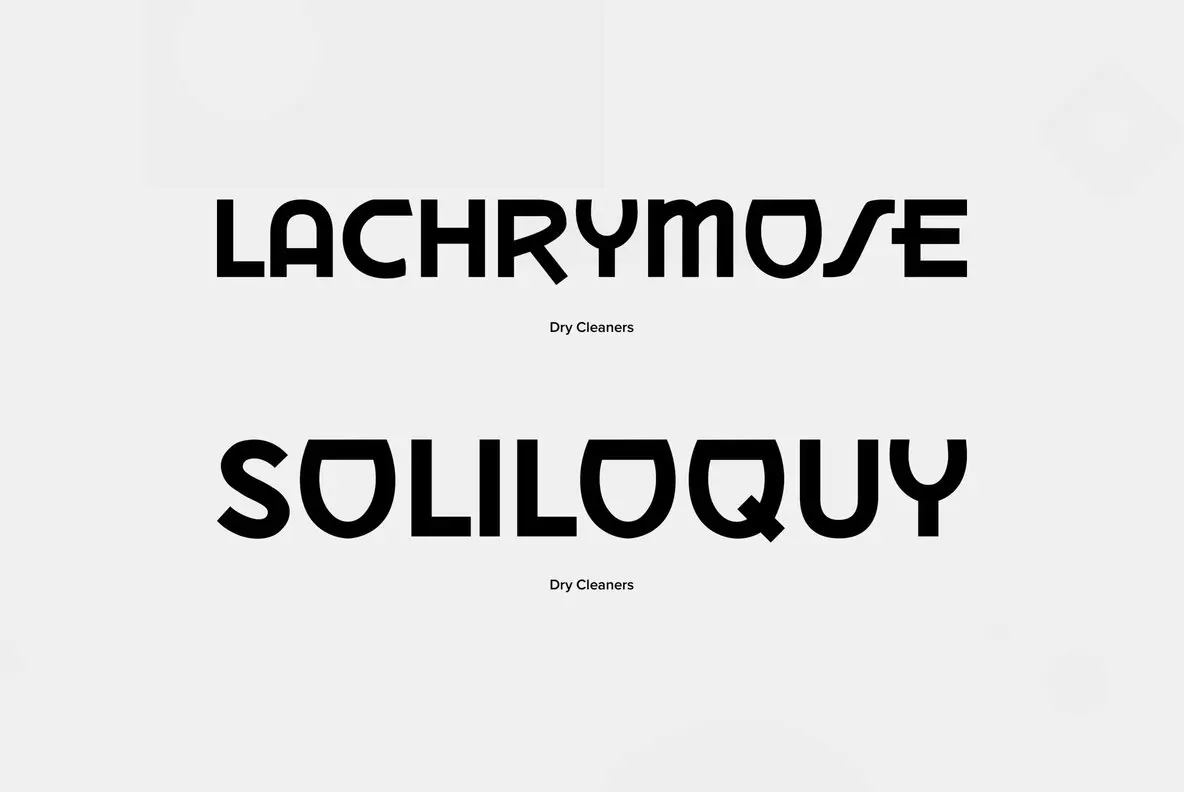 Dry Cleaners Font - YouWorkForThem