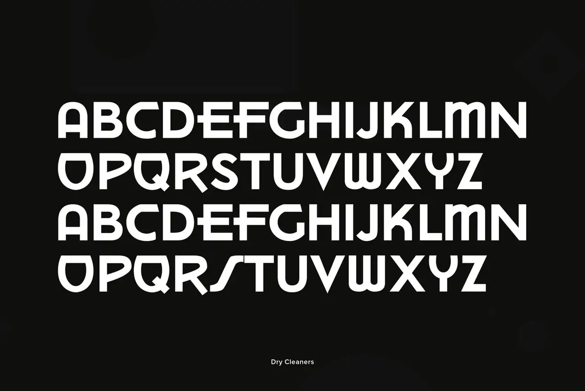 Dry Cleaners Font - YouWorkForThem