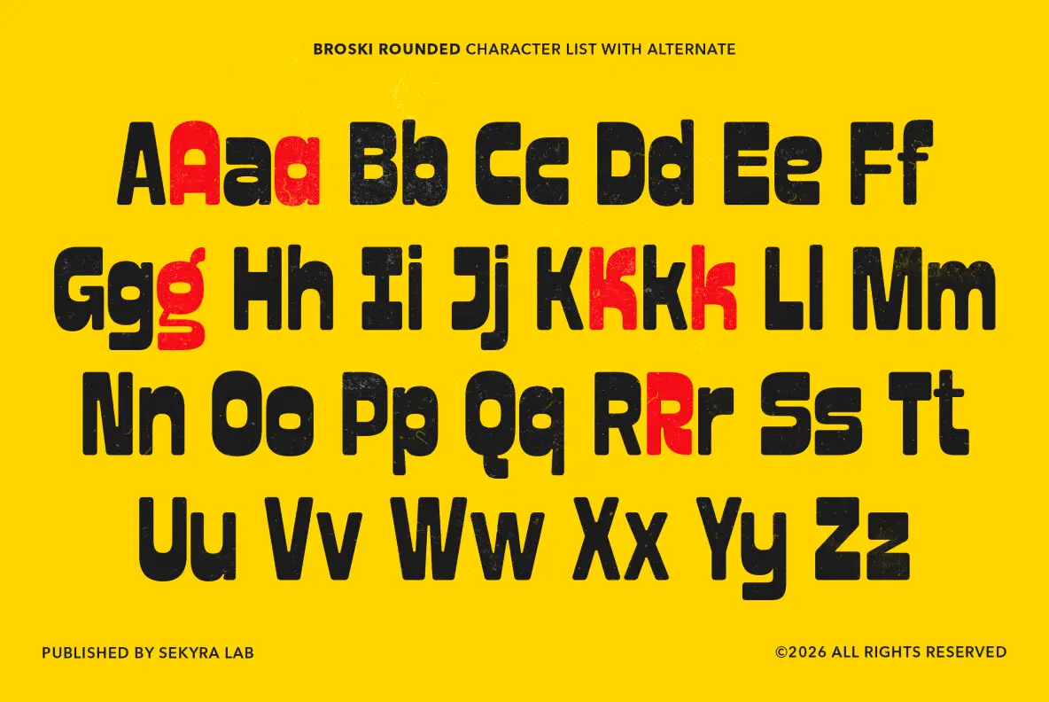 Broski Font - YouWorkForThem