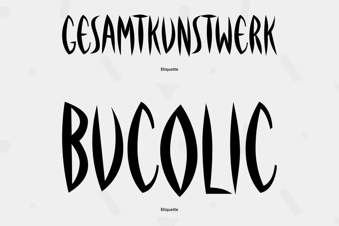 Etiquette Font - FontPath