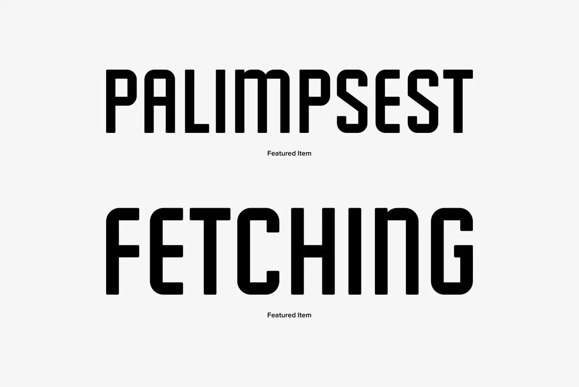 Featured Item Font - YouWorkForThem