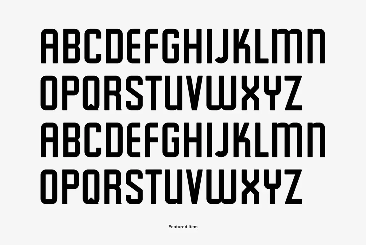 Featured Item Font - YouWorkForThem