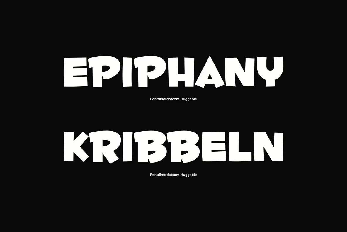 Fontdinerdotcom Huggable - YouWorkForThem