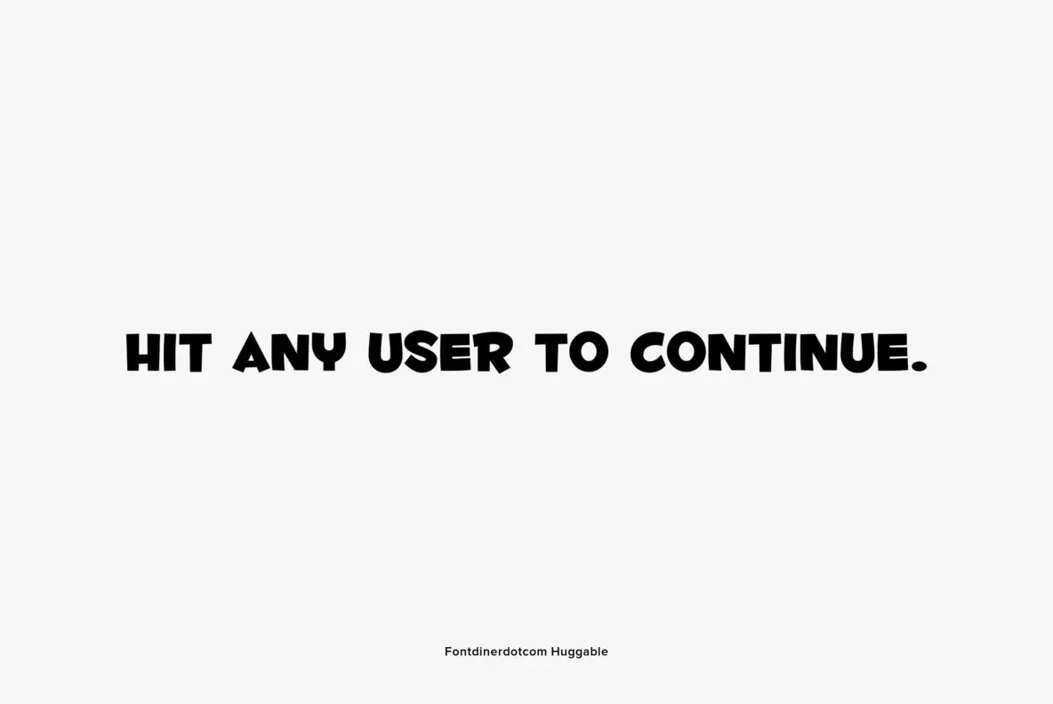 Fontdinerdotcom Huggable Font - FontPath