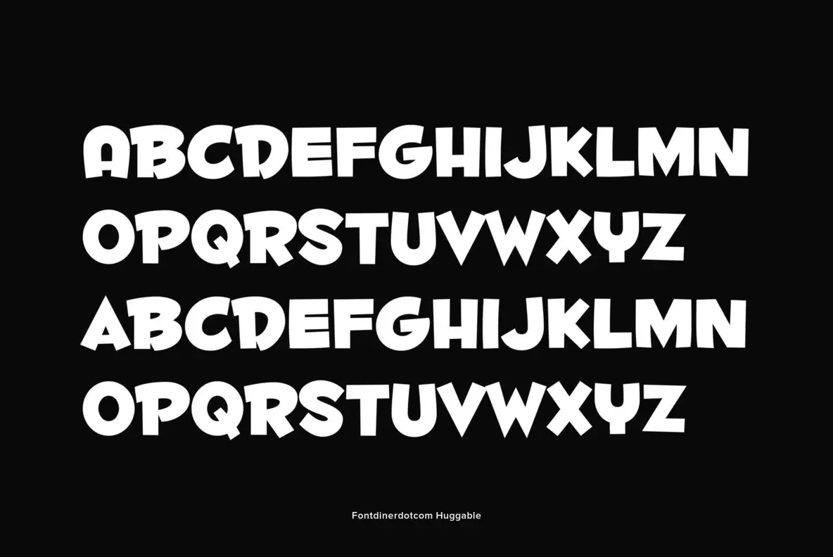 Fontdinerdotcom Huggable - YouWorkForThem