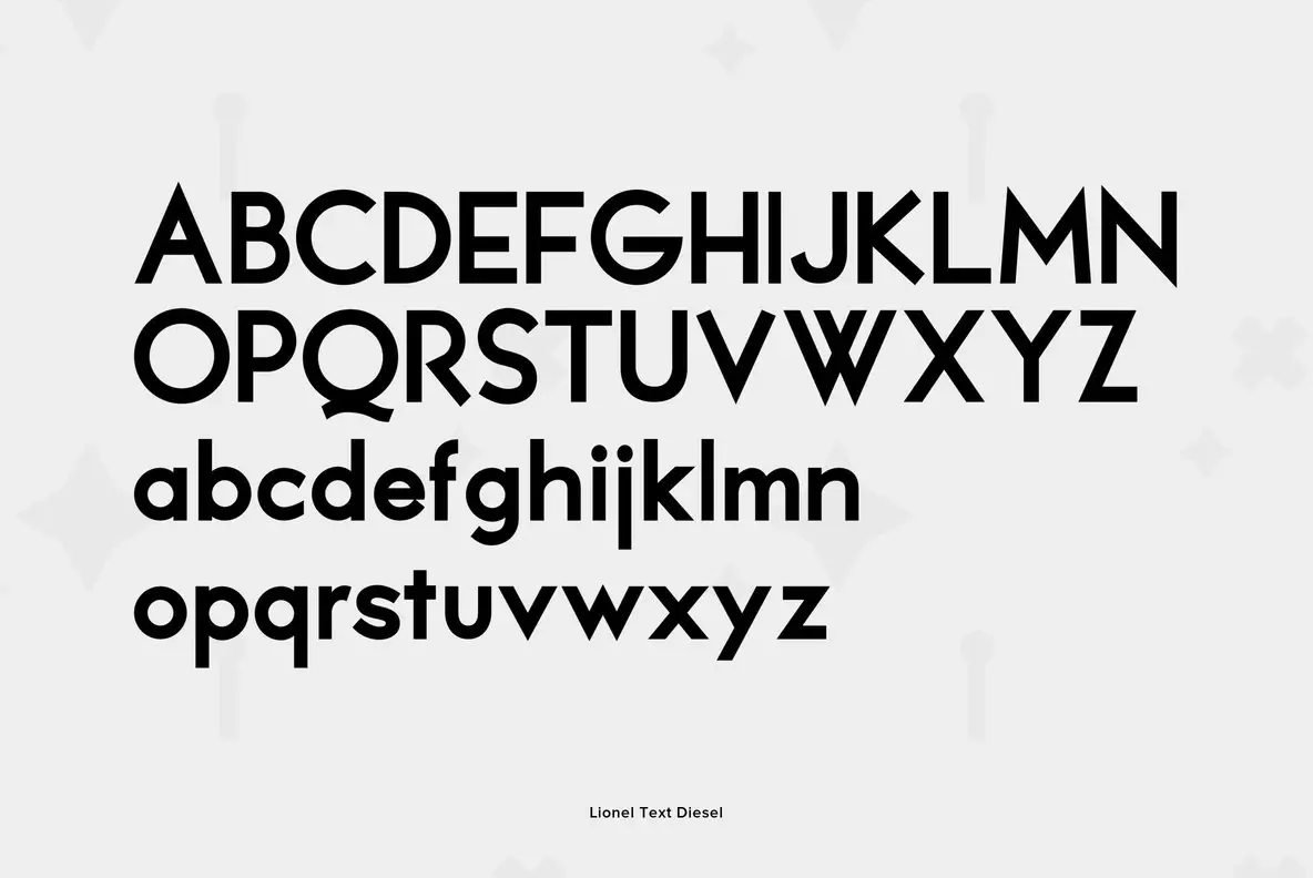 Lionel Text Diesel Font - FontPath