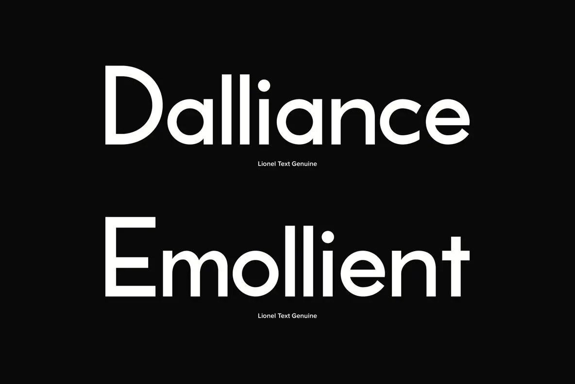 Lionel Text Genuine Font - YouWorkForThem