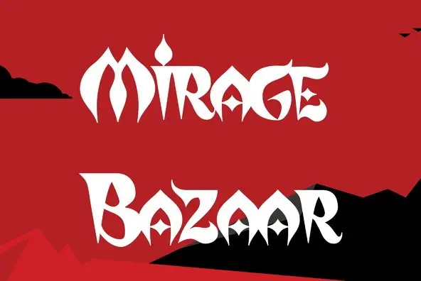 Mirage Bazaar Font - YouWorkForThem