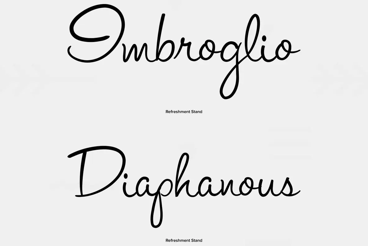 Refreshment Stand Font - YouWorkForThem