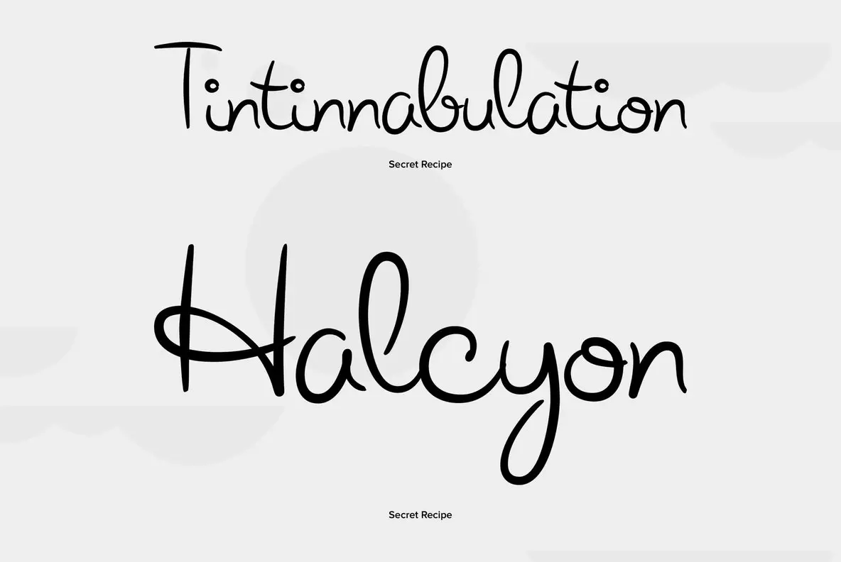 Secret Recipe Font - FontPath