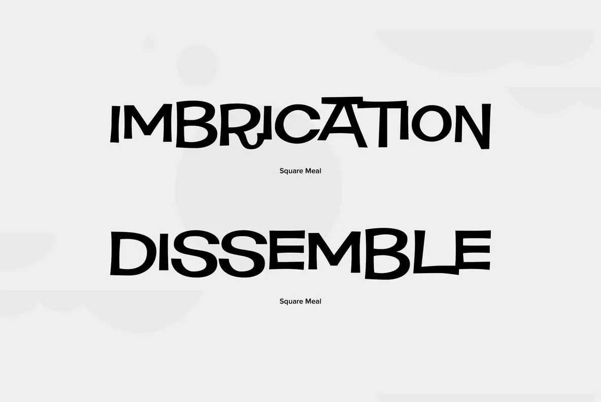 Square Meal Font - FontPath