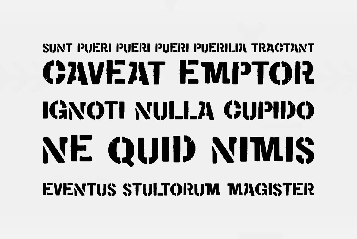 WARNING! Font - YouWorkForThem