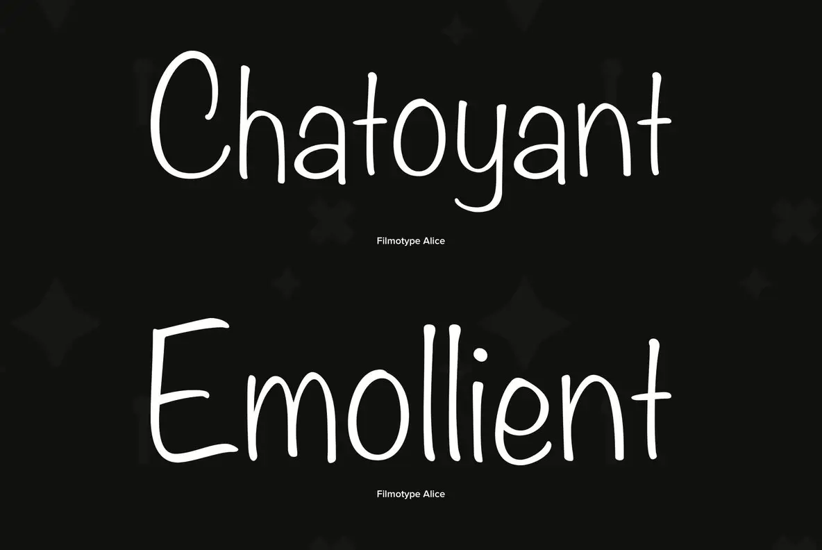 Filmotype Alice Font - YouWorkForThem