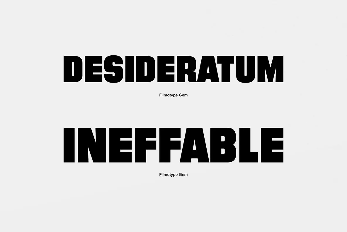 Filmotype Gem Font - YouWorkForThem