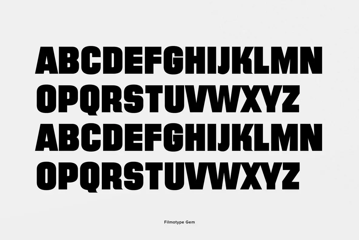 Filmotype Gem Font - YouWorkForThem