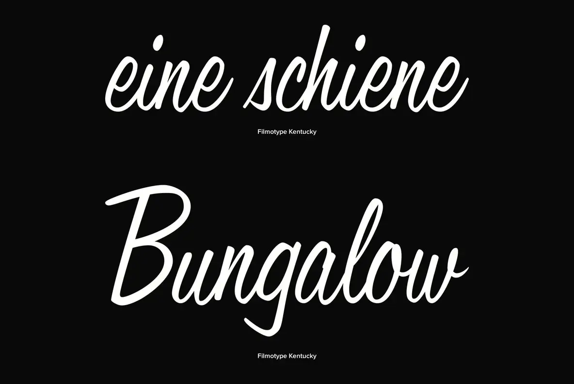 Filmotype Kentucky Font - FontPath
