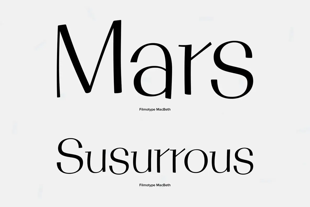 Filmotype MacBeth Font - YouWorkForThem