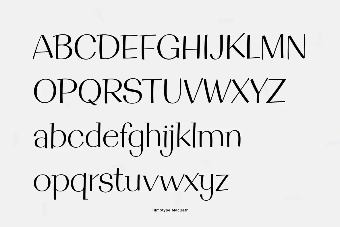 Filmotype MacBeth Font - YouWorkForThem