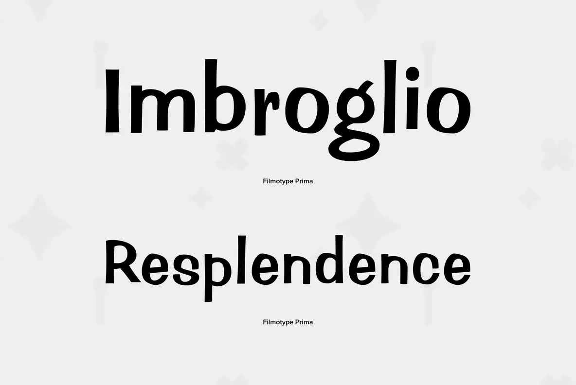 Filmotype Prima Font - YouWorkForThem