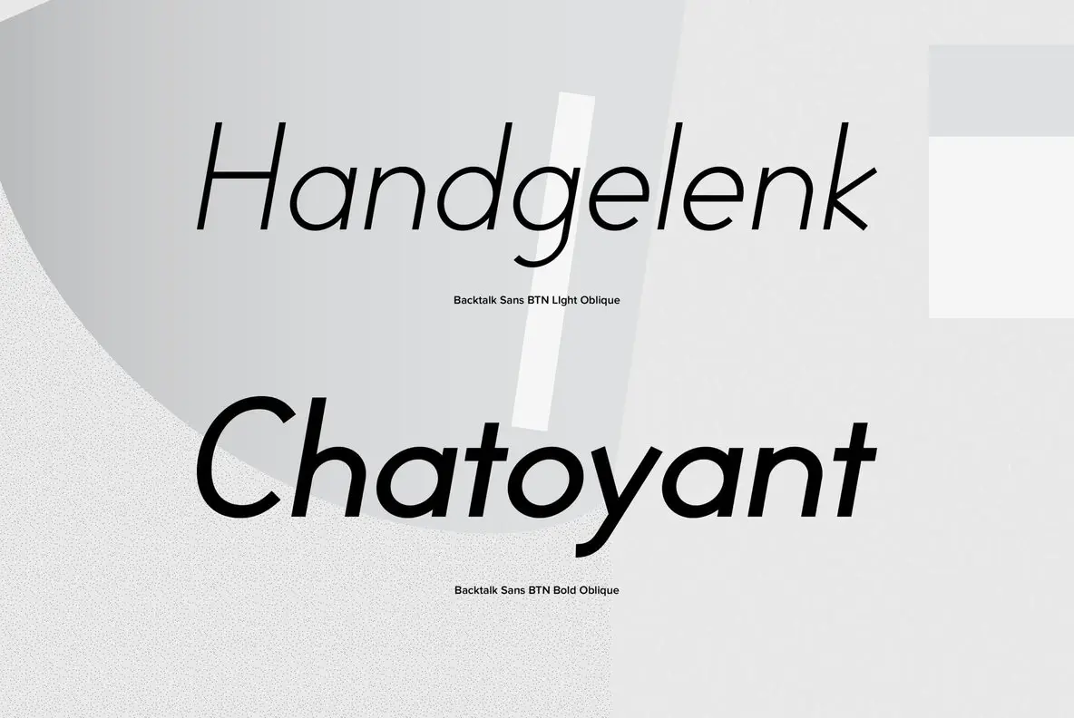 Backtalk Sans Font - YouWorkForThem