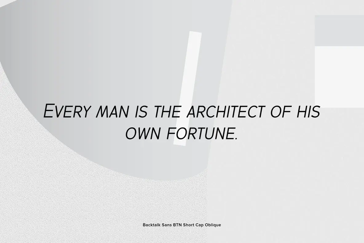 Backtalk Sans Font - YouWorkForThem