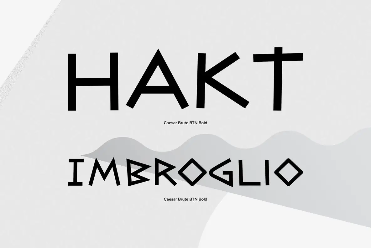 Caesar Brute Font - FontPath