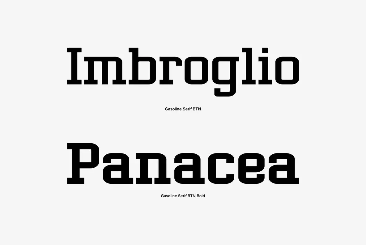 Gasoline Serif Font - FontPath