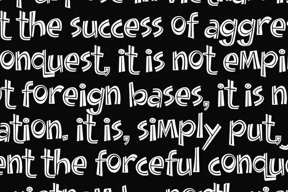 Doinky Inline Font - YouWorkForThem