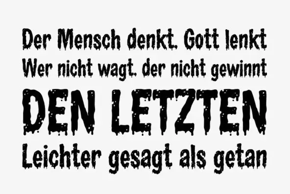 Zombie Rot Drippy Font - YouWorkForThem