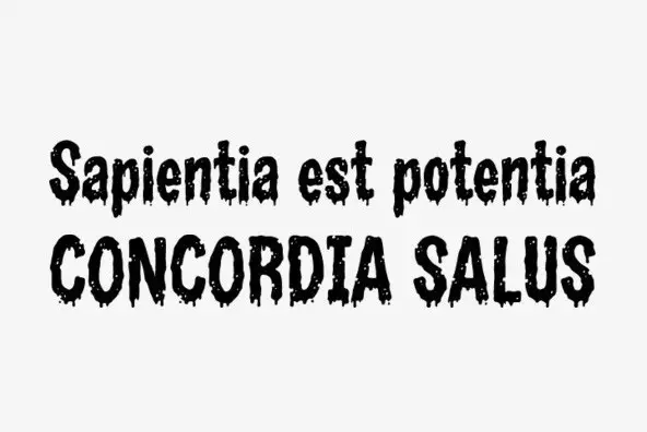 Zombie Rot Drippy Font - YouWorkForThem