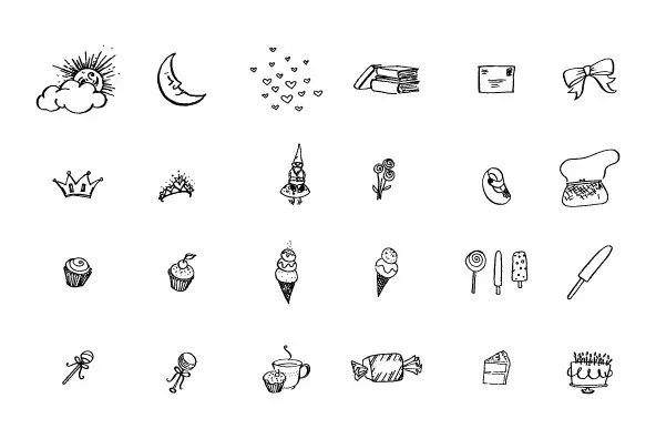 Carrotflower Stationary Kit Font - FontPath