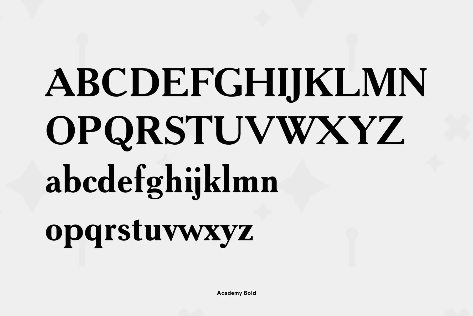 Academy Font - YouWorkForThem