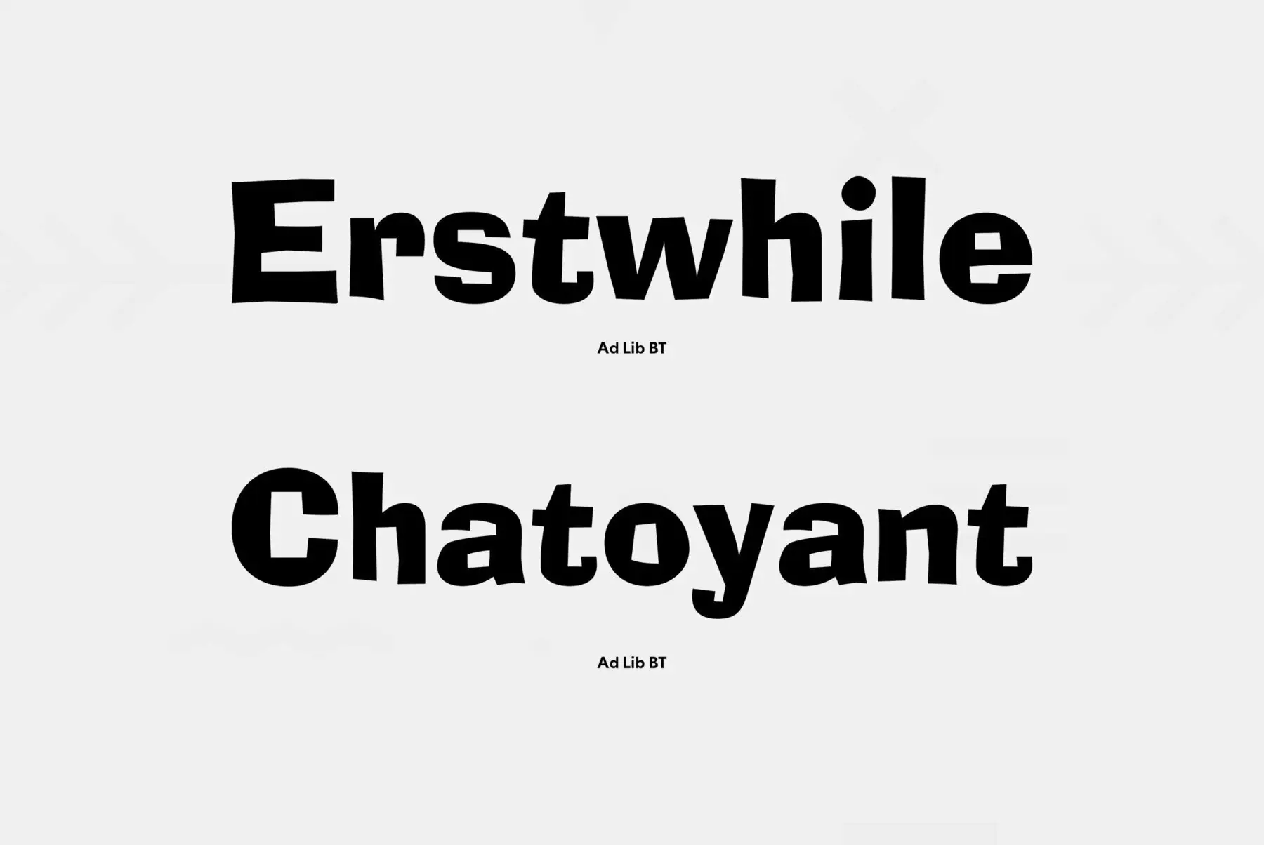 Ad Lib Normal Font - FontPath