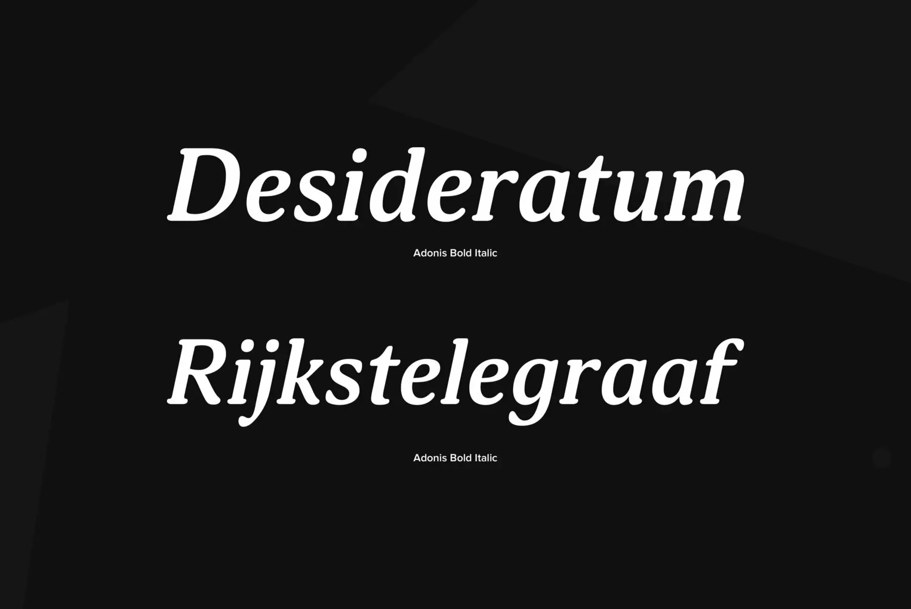 Adonis Font - YouWorkForThem