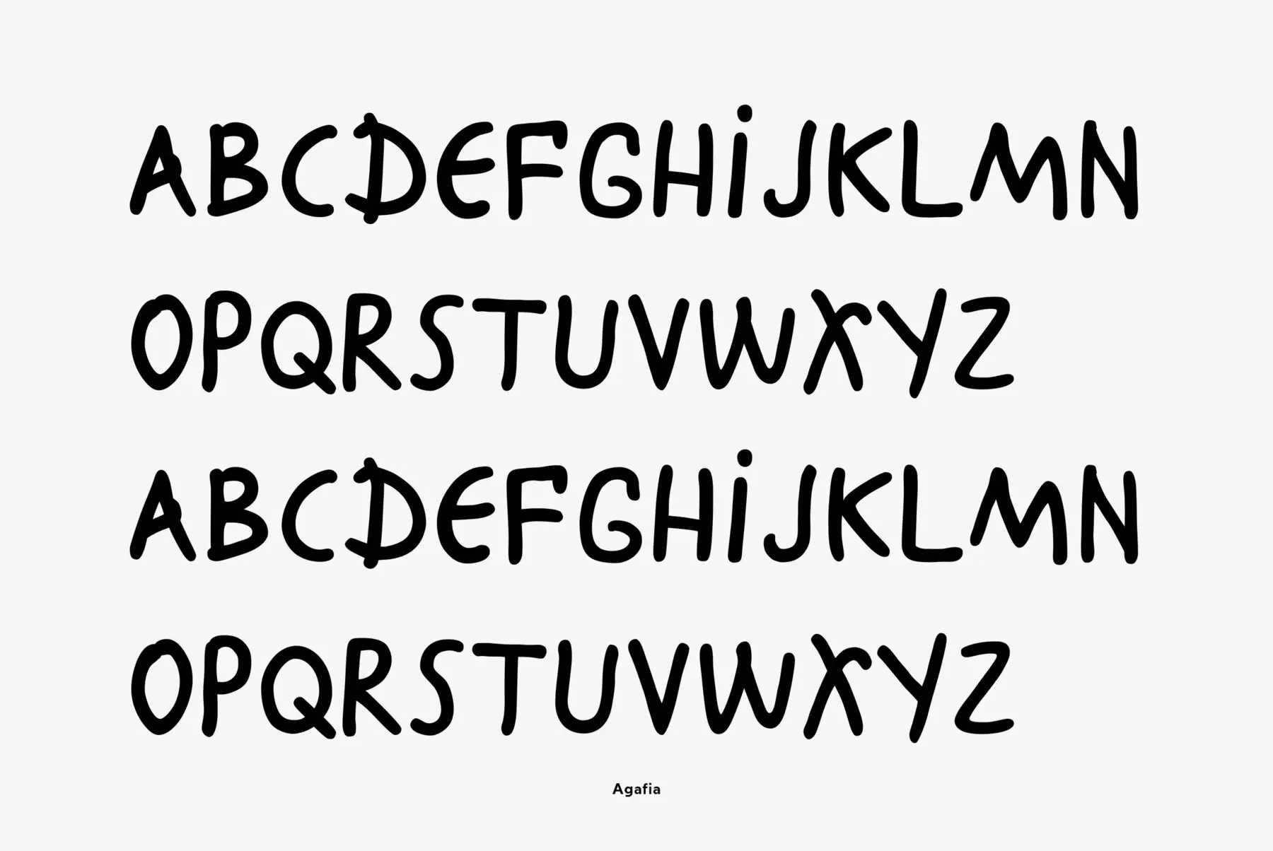Agafia Font - YouWorkForThem