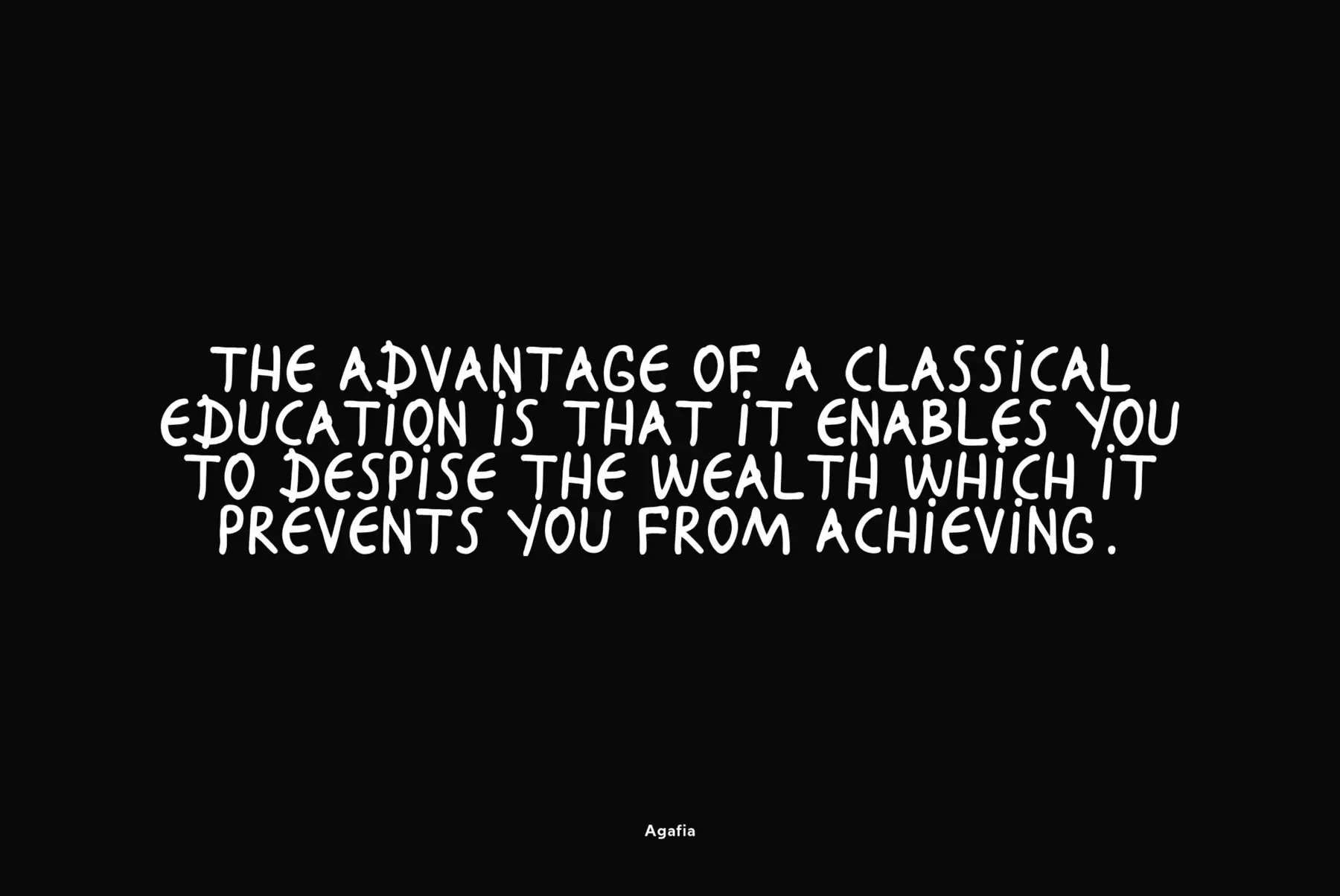 Agafia Font - YouWorkForThem