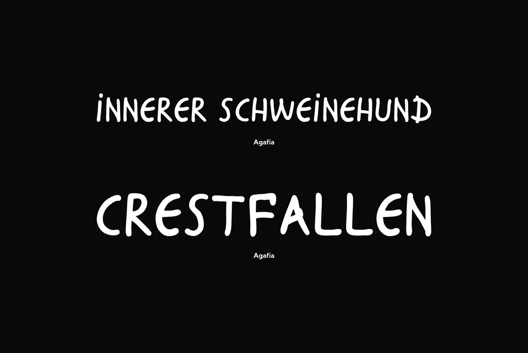 Agafia Font - YouWorkForThem