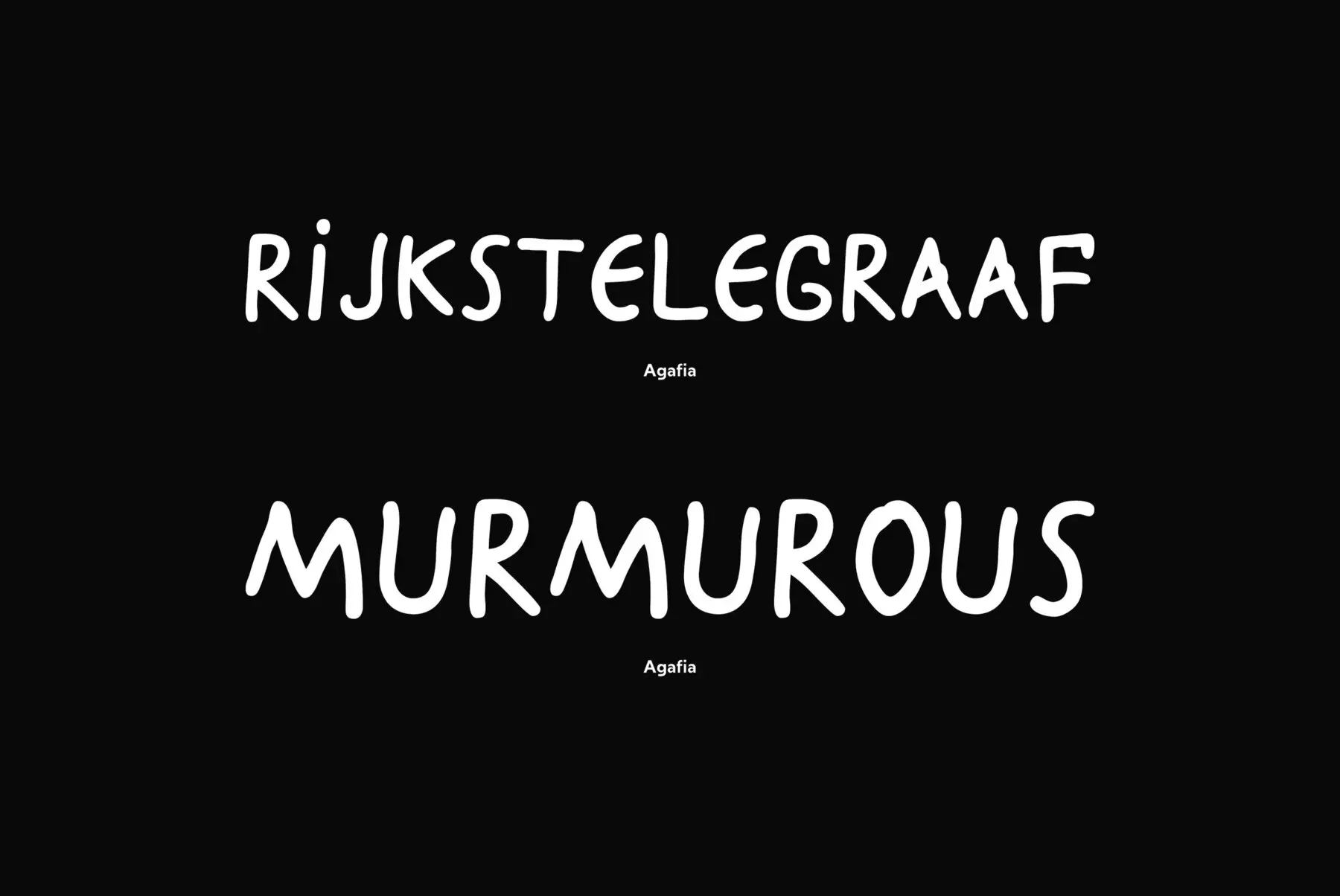 Agafia Font - YouWorkForThem