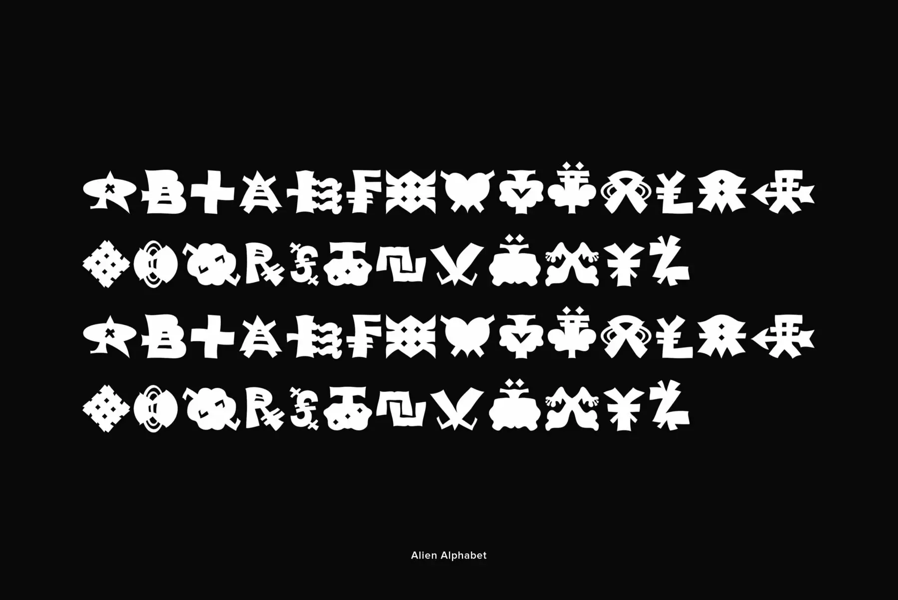 Alien Font - YouWorkForThem