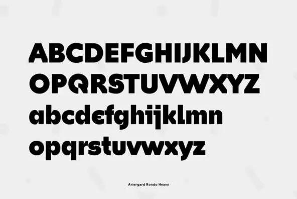 Ariergard Rondo Font - YouWorkForThem
