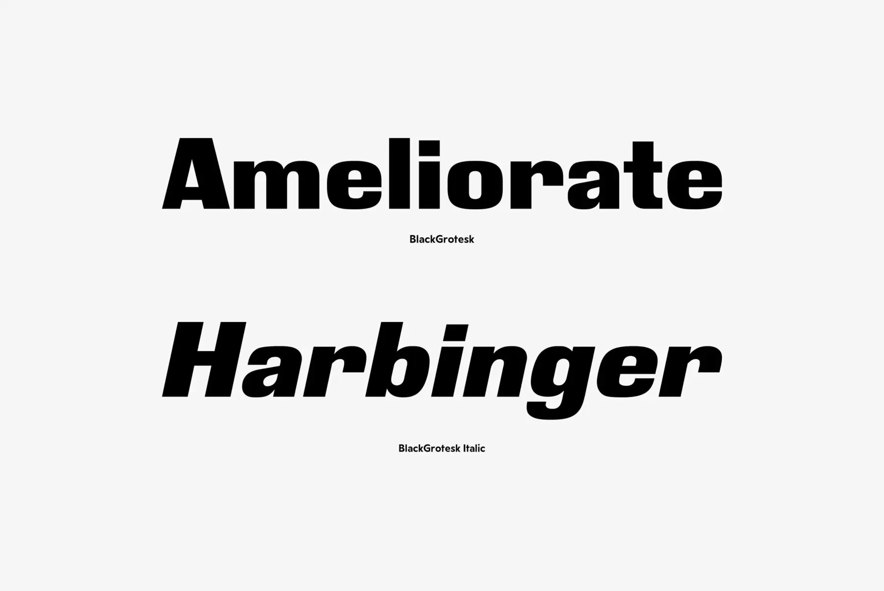 Black Grotesk Font - FontPath