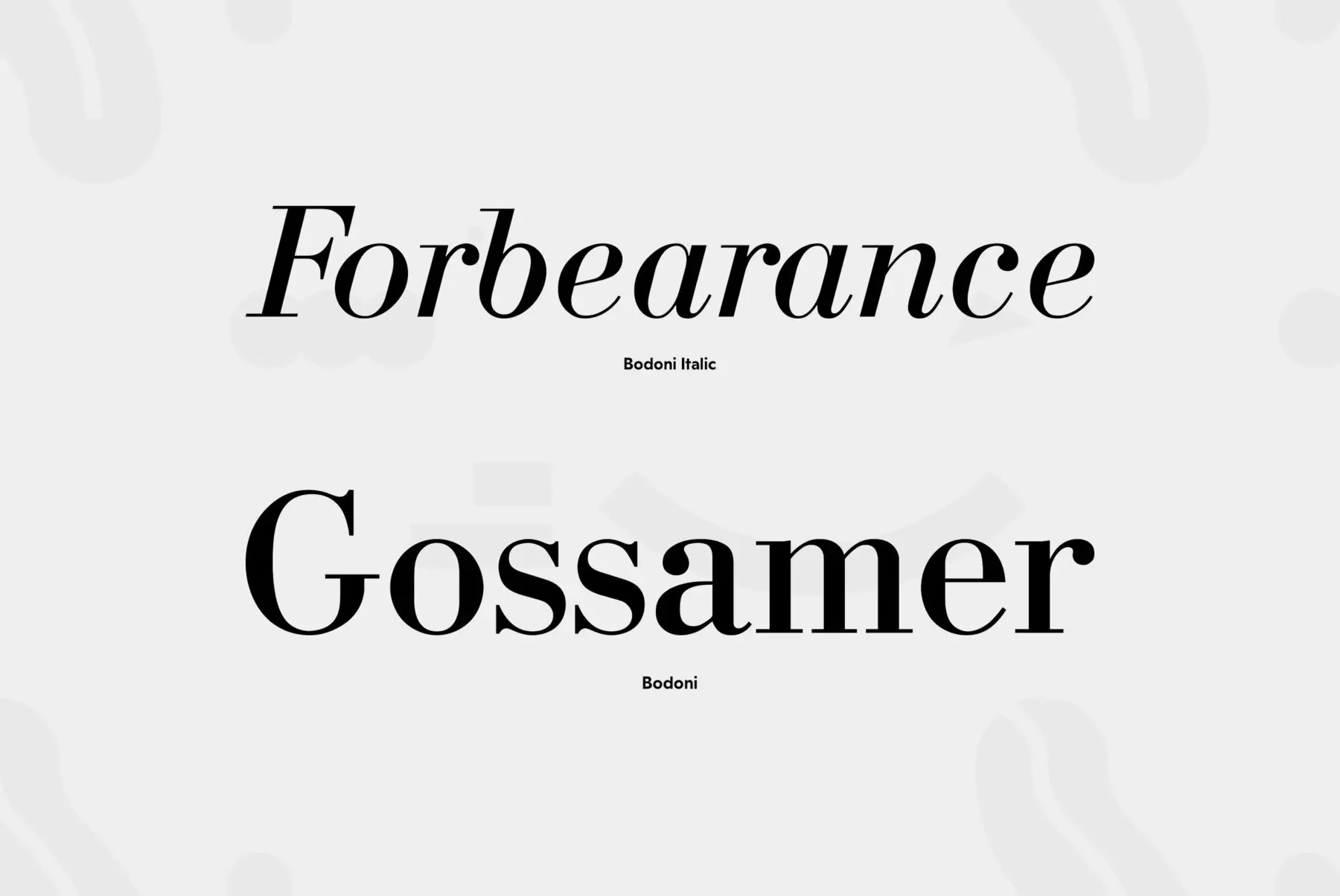 Bodoni Font - YouWorkForThem