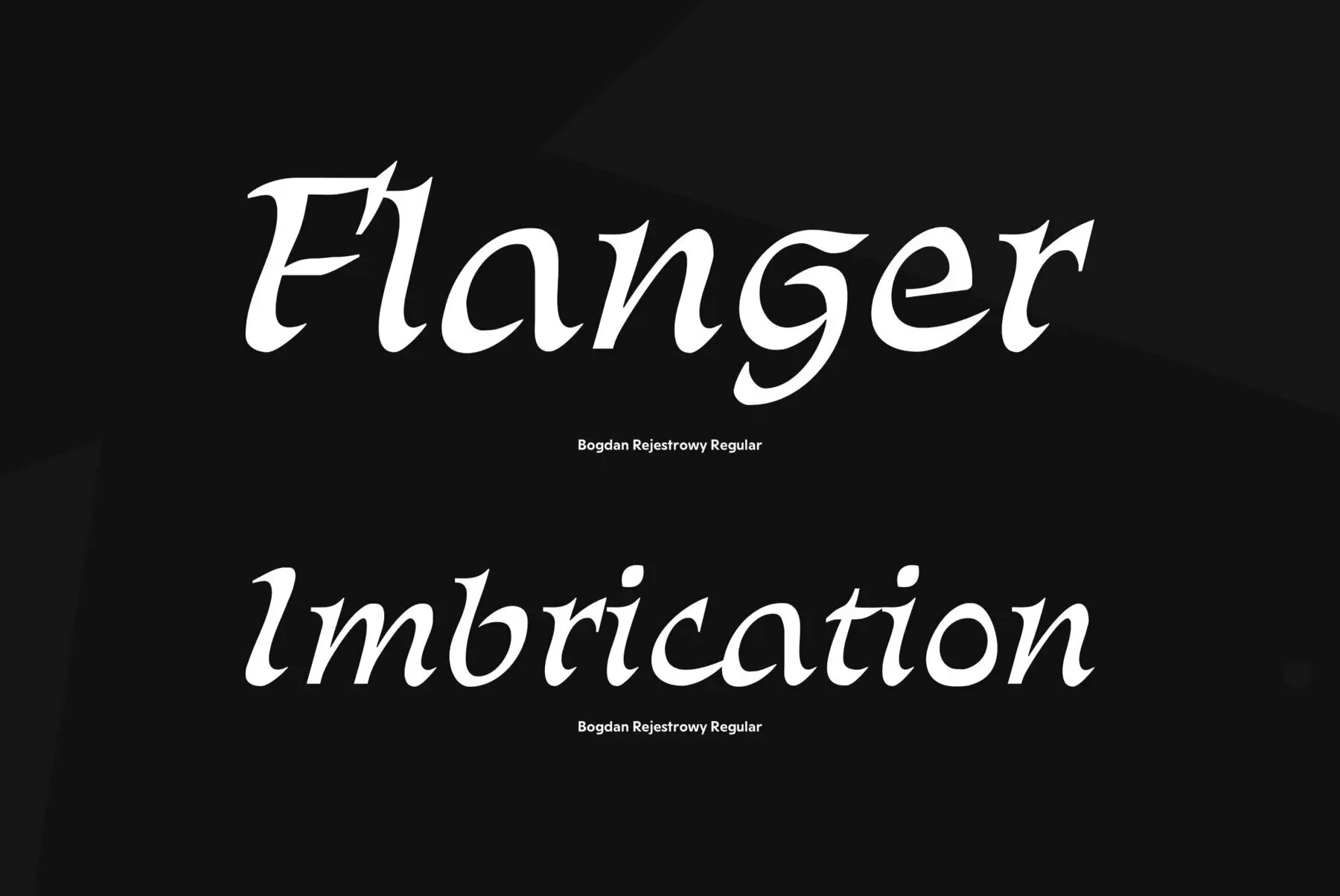 Bogdan Rejestrowy Font - YouWorkForThem