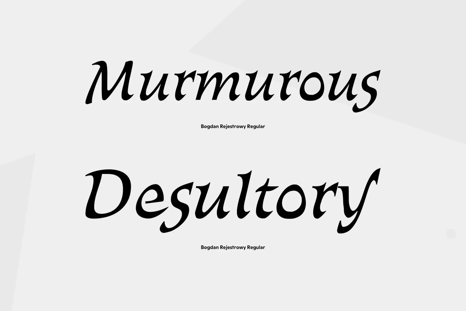Bogdan Rejestrowy Font - YouWorkForThem
