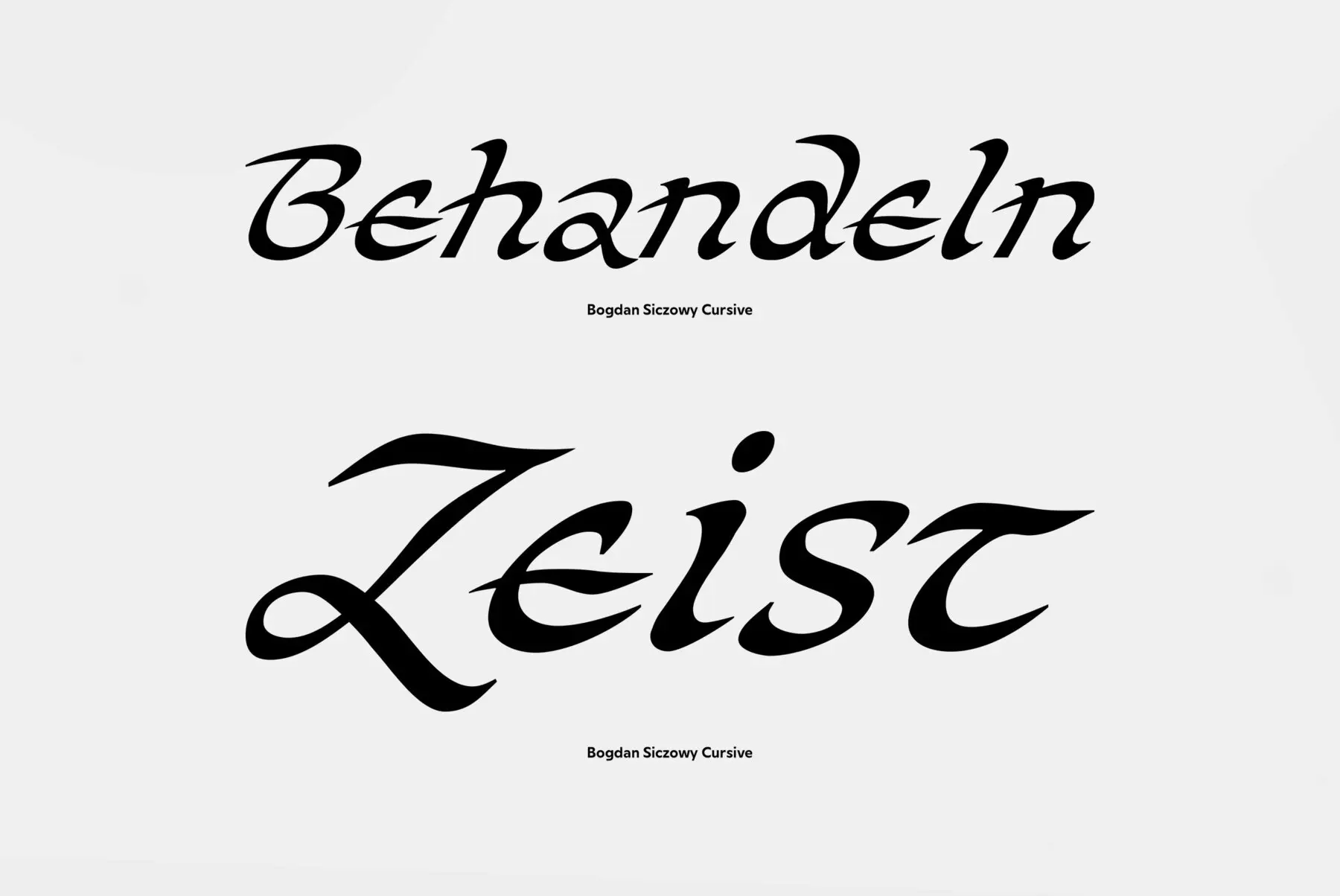 Bogdan Siczowy Cursive Font - YouWorkForThem