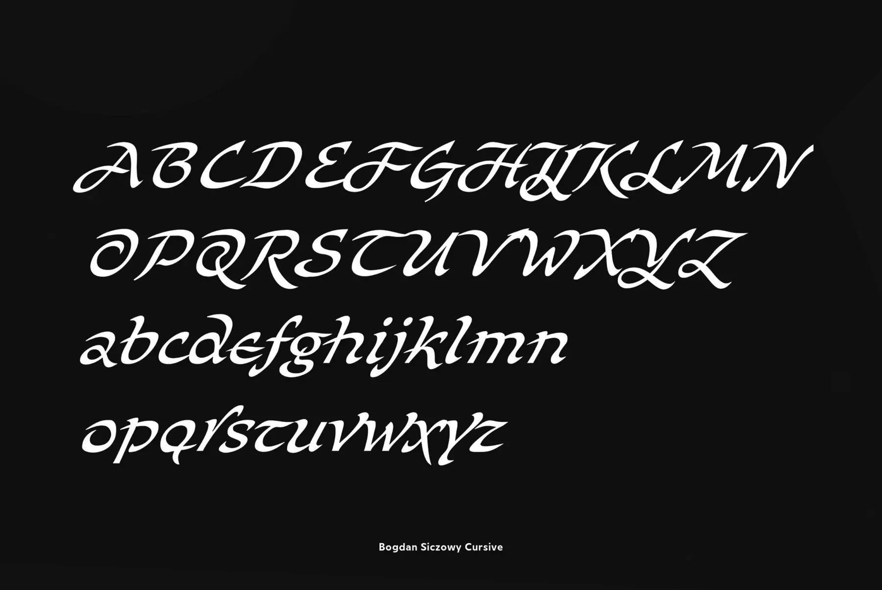 Bogdan Siczowy Cursive Font - YouWorkForThem