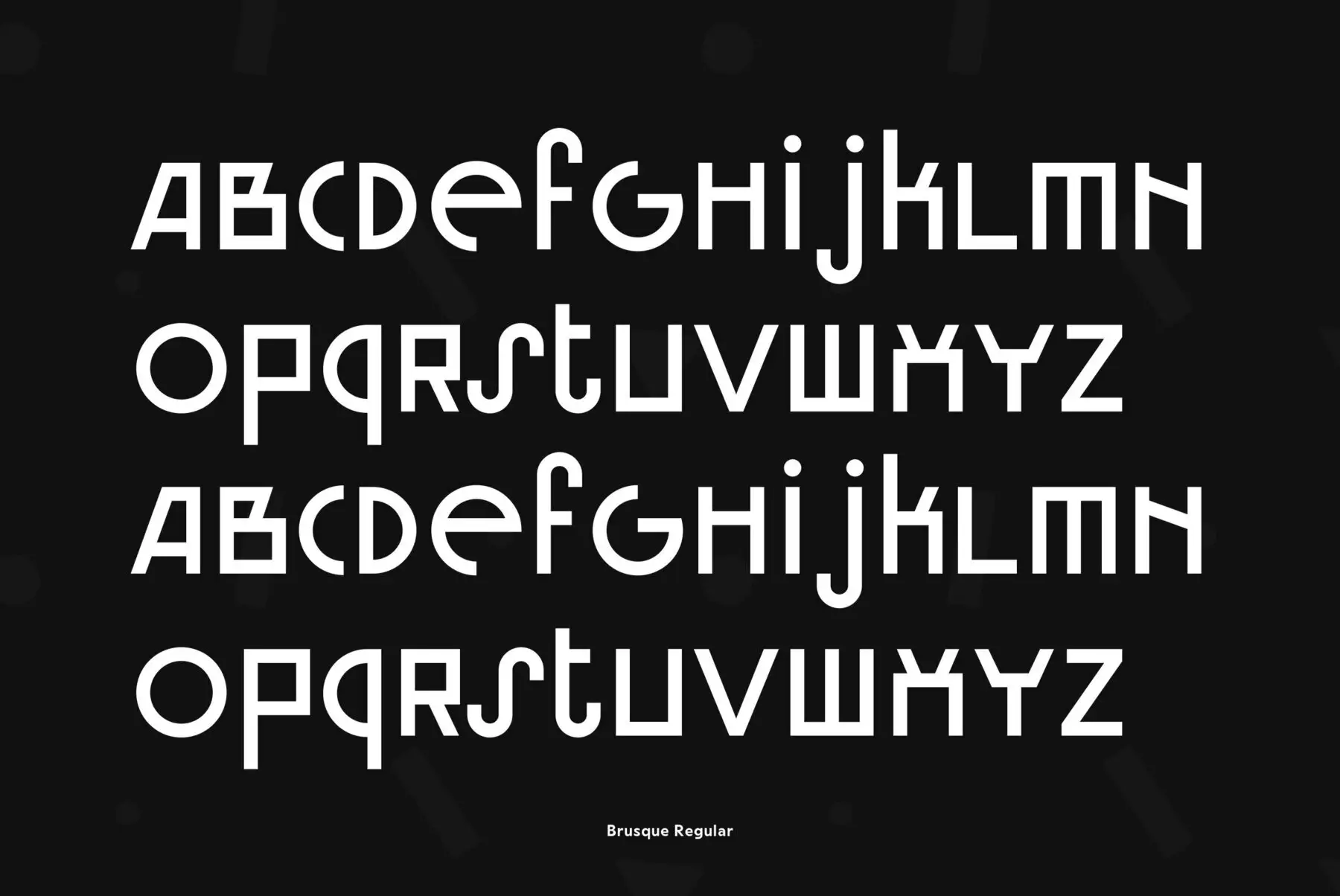 Brusque Font - YouWorkForThem