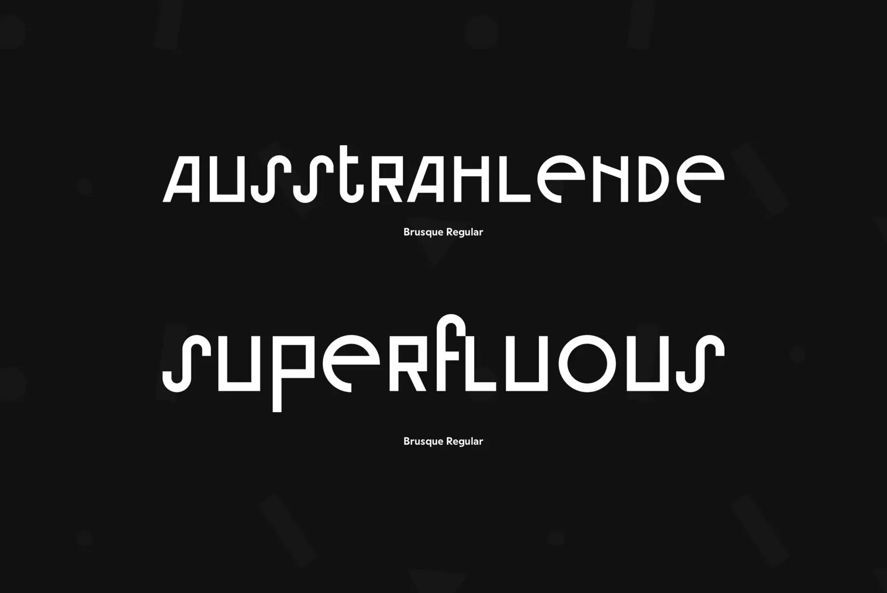 Brusque Font - YouWorkForThem