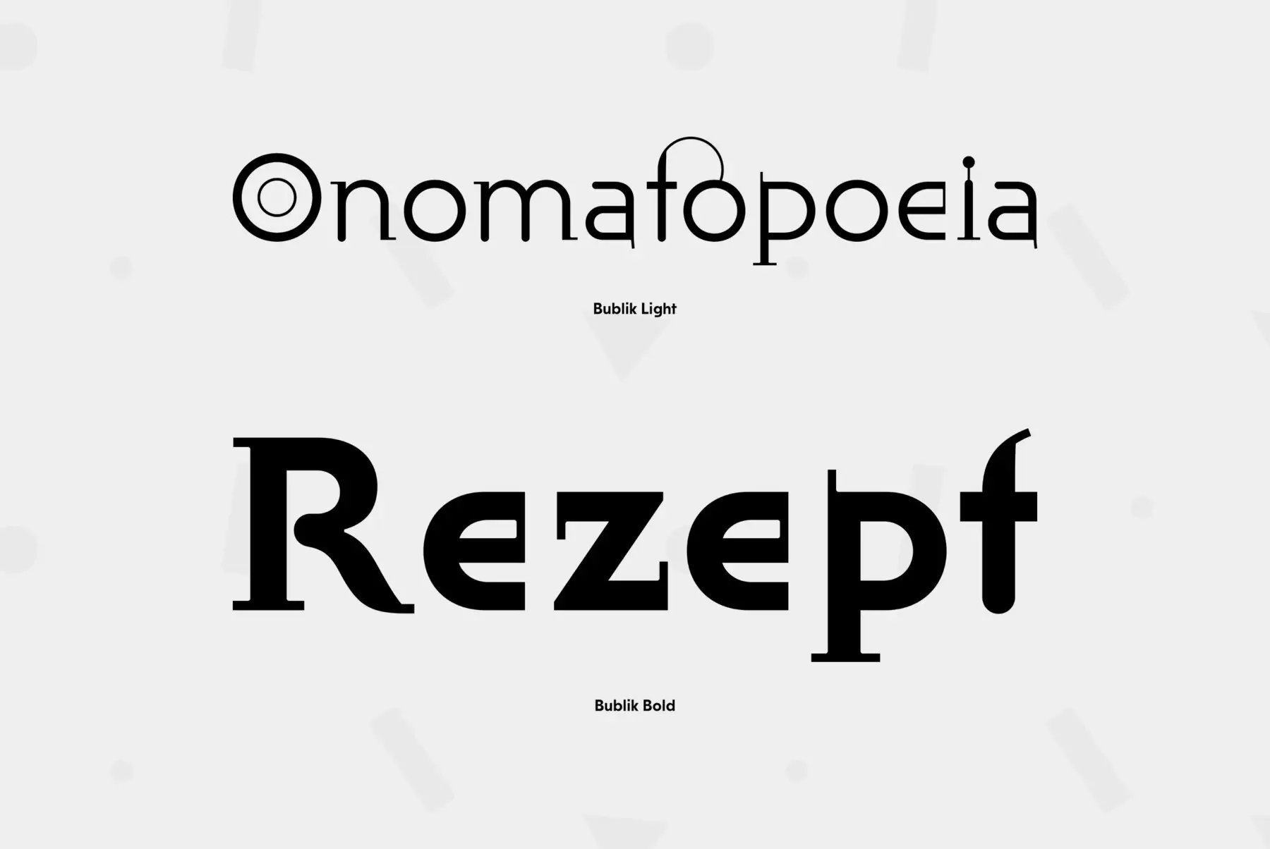 Bublik Font - YouWorkForThem